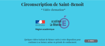 Vidéo-formation / Circonscription de Saint-Benoît