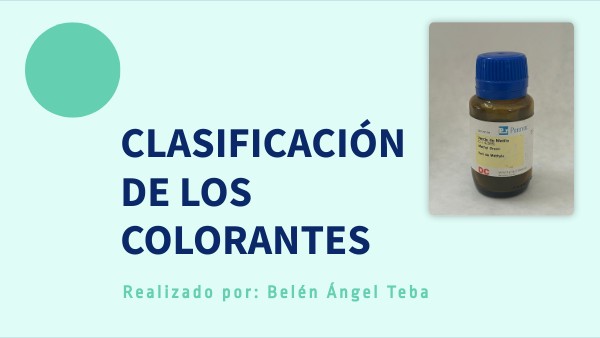 Clasificación colorantes | Genially