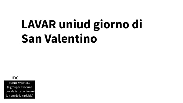 Lavar- san valentino | Genially
