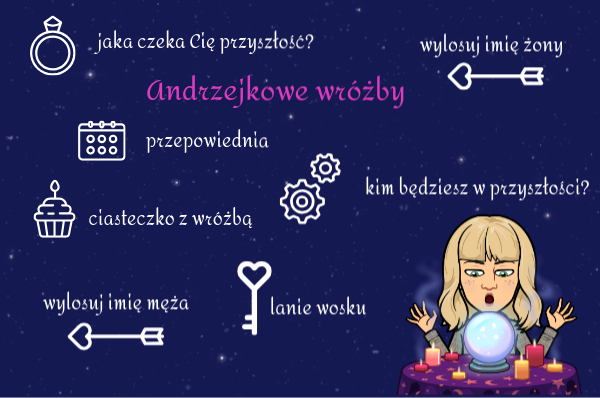 Andrzejkowe wróżby | Genially