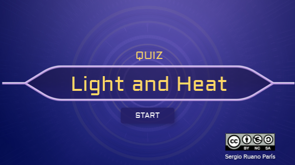 LIGHT & HEAT Quiz | Genially