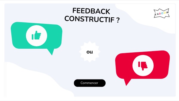 3-C Learning Game - Feedback constructif