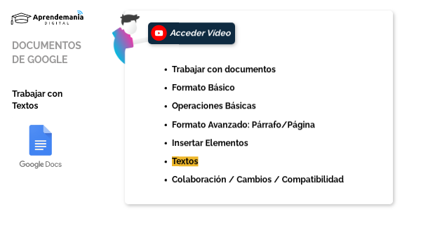 6. DOCUMENTOS DE GOOGLE