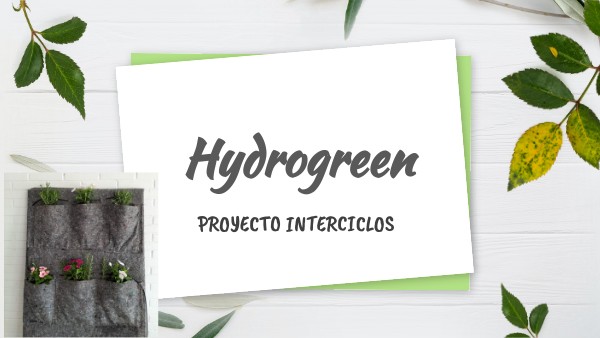 VIDEO-PRESENTACIÓN hydrogreen