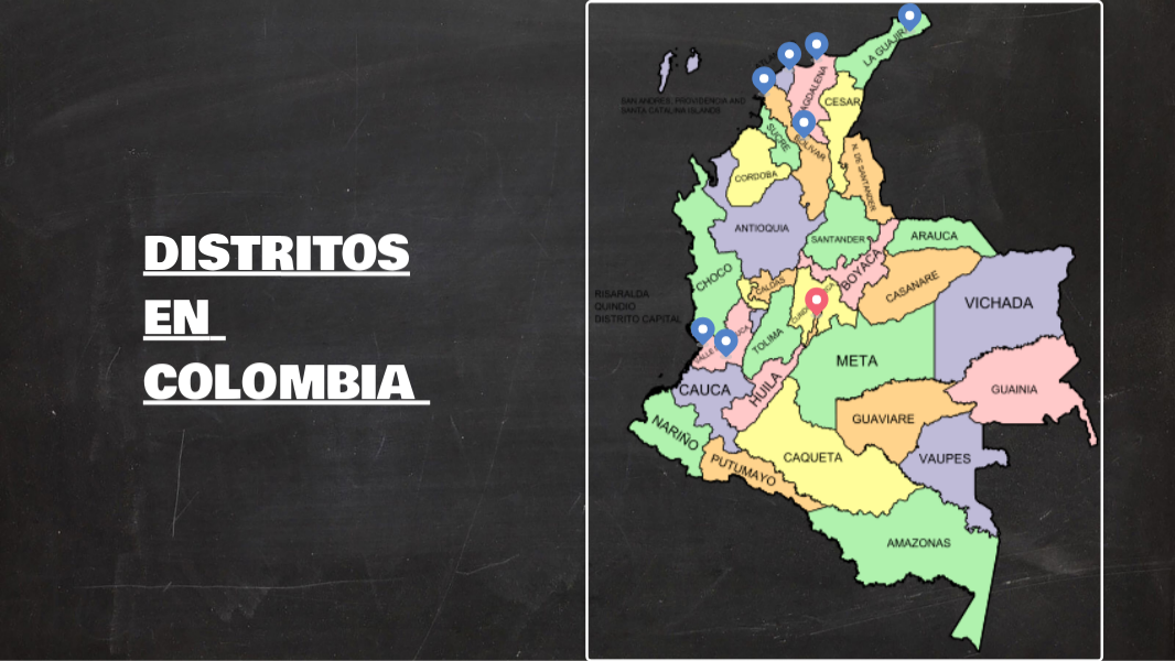 Distritos en Colombia | Genially