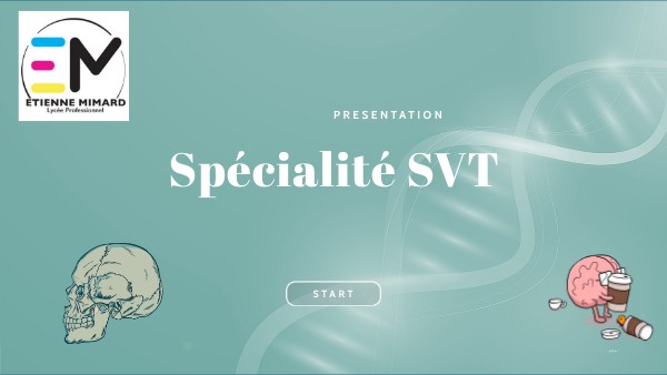 Copie - PRESENTATION spécialité SVT | Genially