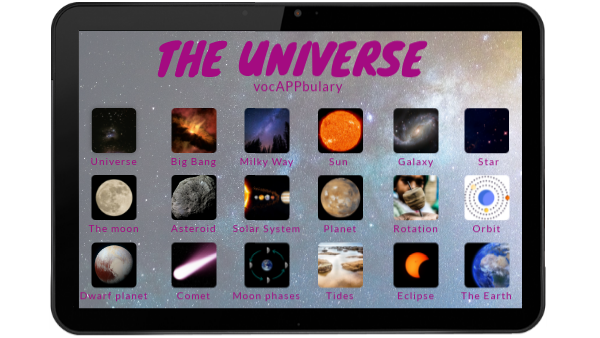 Universe vocAPPbulary | Genially