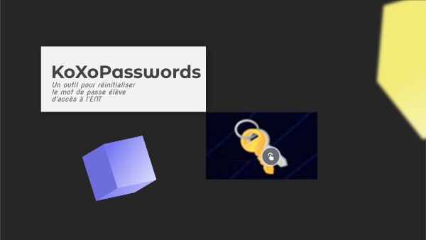 KoXo Passwords | Genially