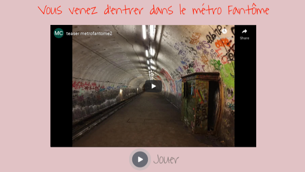 metro fantome