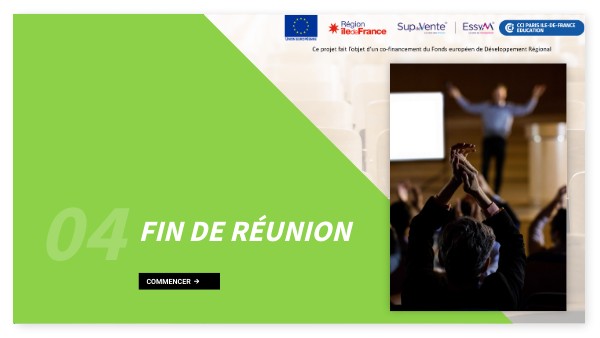 Séquence 4 Fin de réunion | Genially