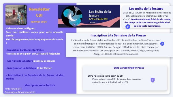 Janvier 2024 | Genially