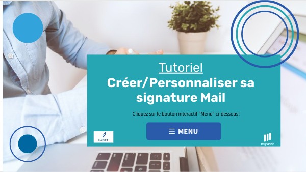 Installer sa signature mail | Genially