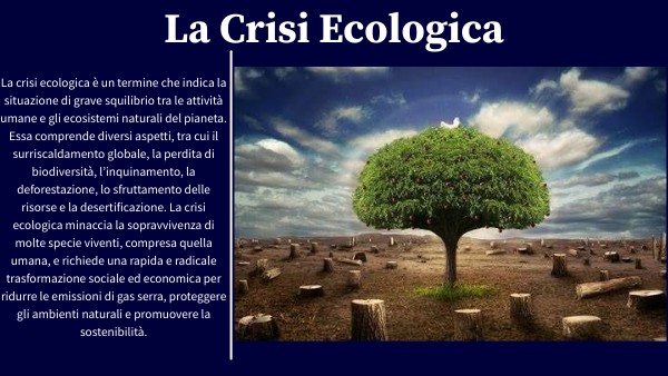 La Crisi Ecologica 3BL