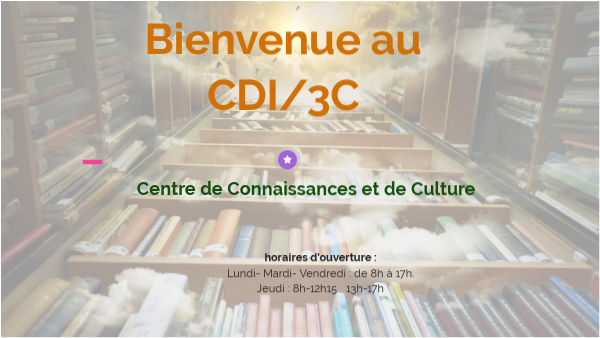 présentation CDI 3C Bailleul ENT | Genially
