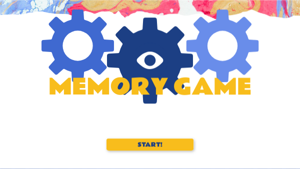 Warm-up MEMORY GAME descriptions
