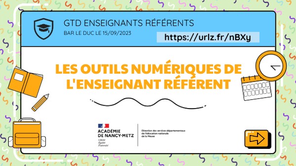 ERSH 2023 : outils numériques | Genially
