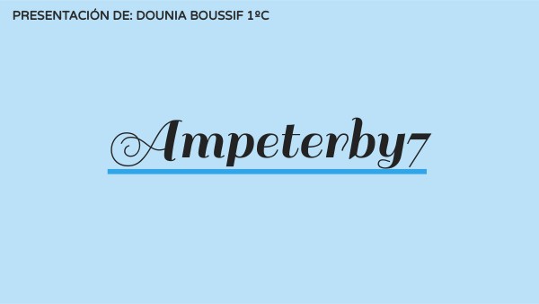 AMPETERBY7 | Genially