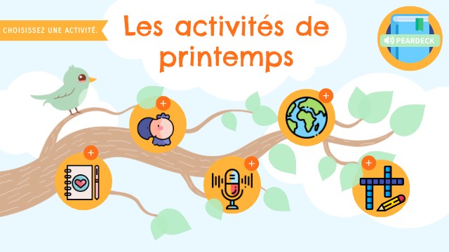 Les activités de printemps - BOIVIN - FR