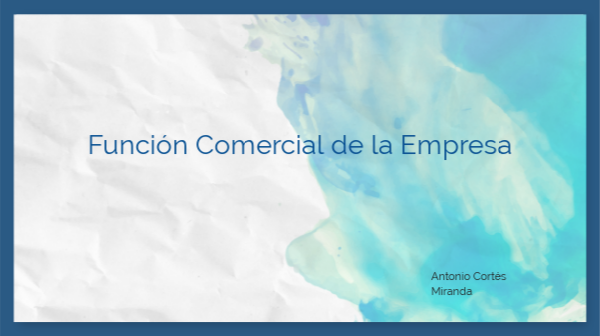 Funcion comercial | Genially