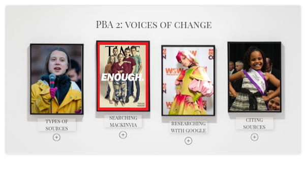 Voices of Change PBA2 | Genially