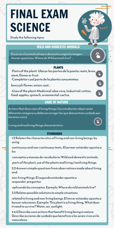SCIENCE FINAL EXAM 1c