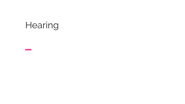 Hearing | Genially