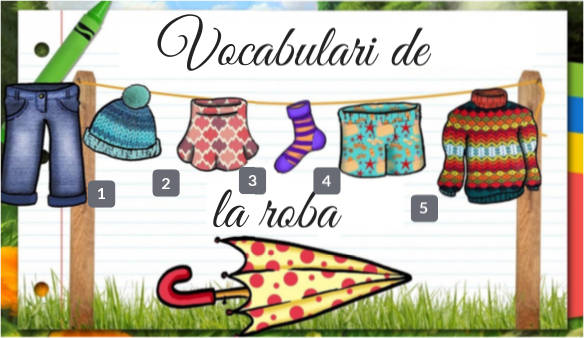 Vocabuari de la roba
