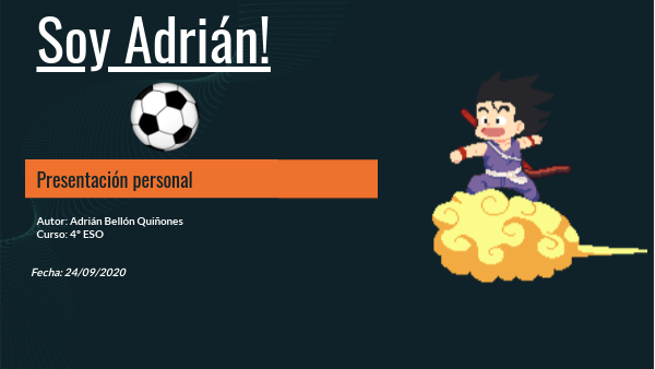 Soy Adrián! | Genially