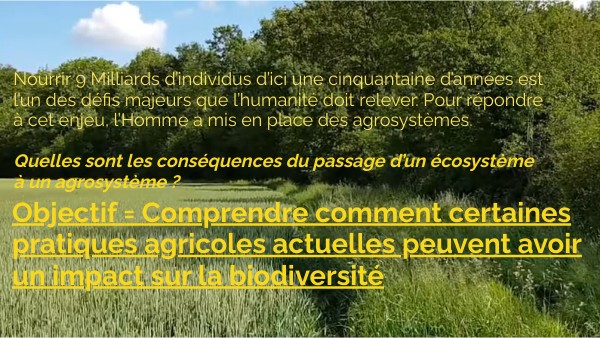 Agrosystème-2nde | Genially