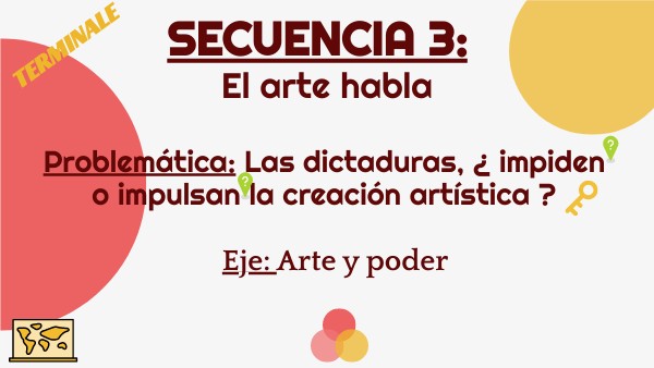 Tle - secuencia 3 -El arte habla | Genially
