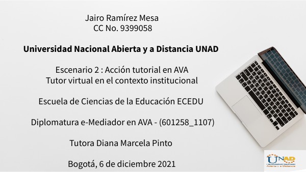 Escenario 2 : Acción tutorial en AVA | Genially