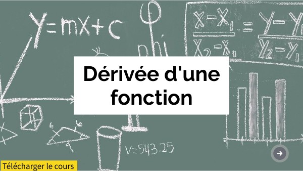 dérivée | Genially