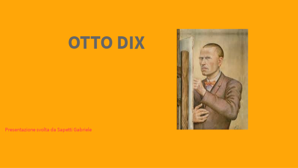 Otto Dix - Sapetti Gabriele