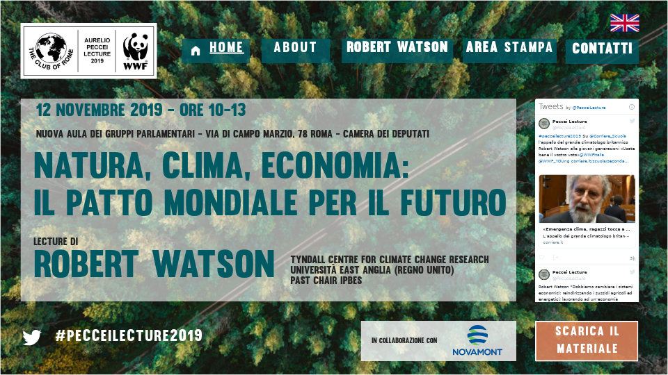 Peccei Lecture minisito