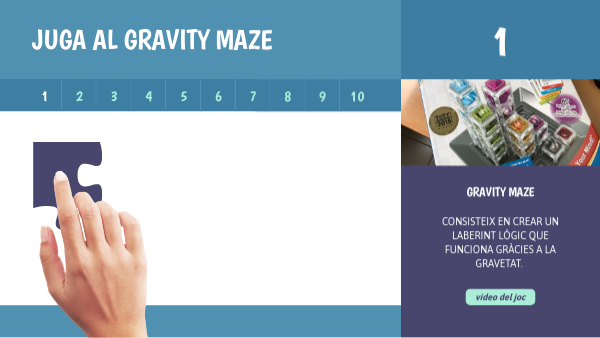 Instruccions Gravity Maze | Genially