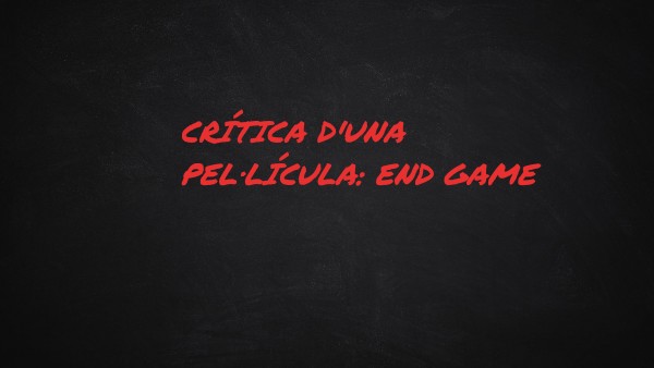 LOS VENGADORES END GAME | Genially