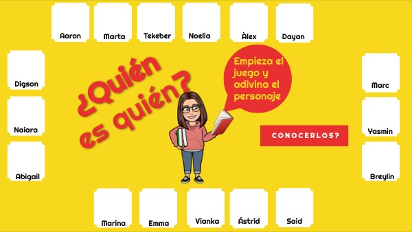 ¿Quién es quién? | Genially