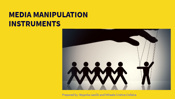 MEDIA MANIPULATION INSTRUMENTS | Genially