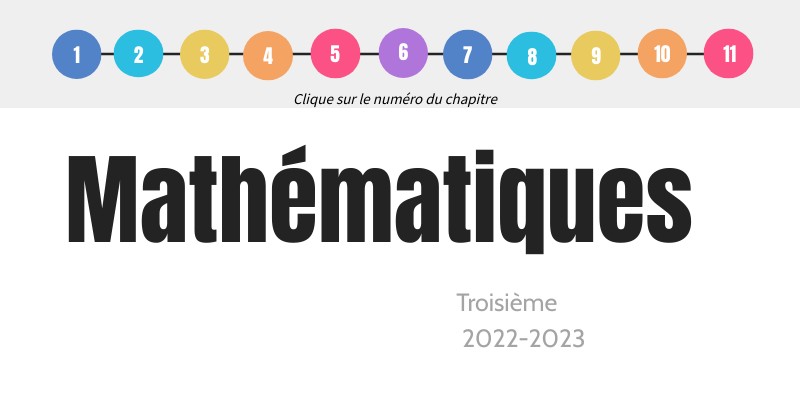 maths 3ème 2020-2021 | Genially