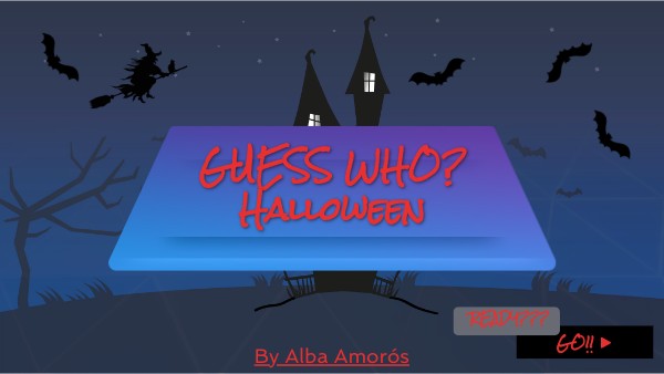 guess who halloween | Genially