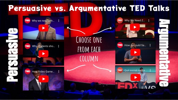 Argumentative TED Talks