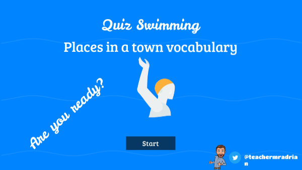 SWIMMING QUIZ PLACES VOCABULARY | Genially