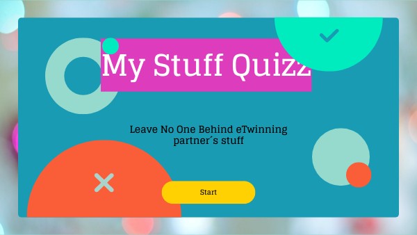 MY Stuff Quizz | Genially