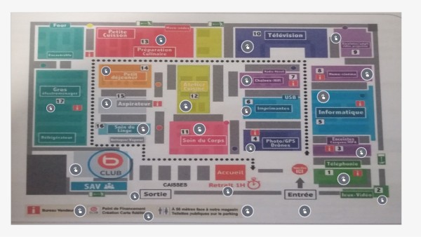 PLAN MAGASIN DARTY | Genially