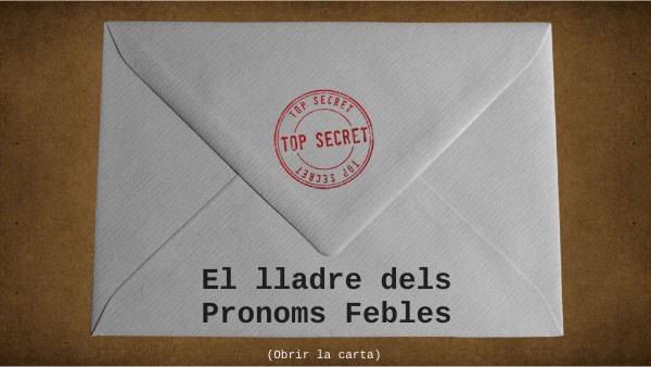 El lladre dels pronoms febles