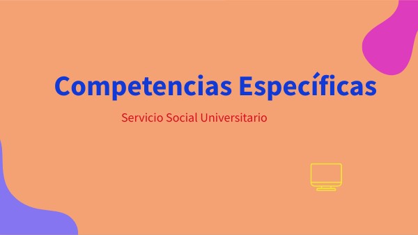 Competencias Específicas