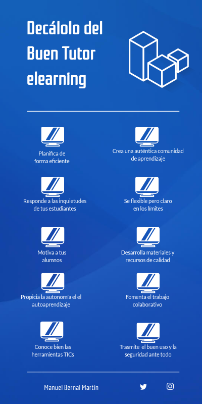 Decálogo tutor elearning
