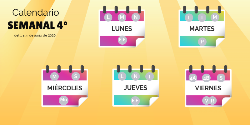 Semana del 1 al 5 de junio. | Genially