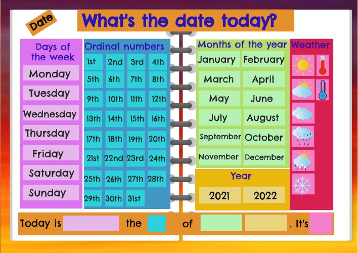 Interactive calendar | Genially