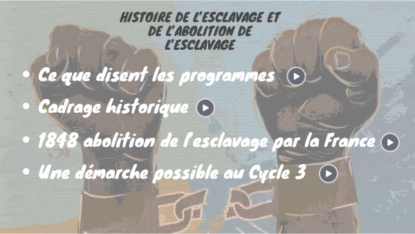 Esclavage - SetL - Ecoles | Genially